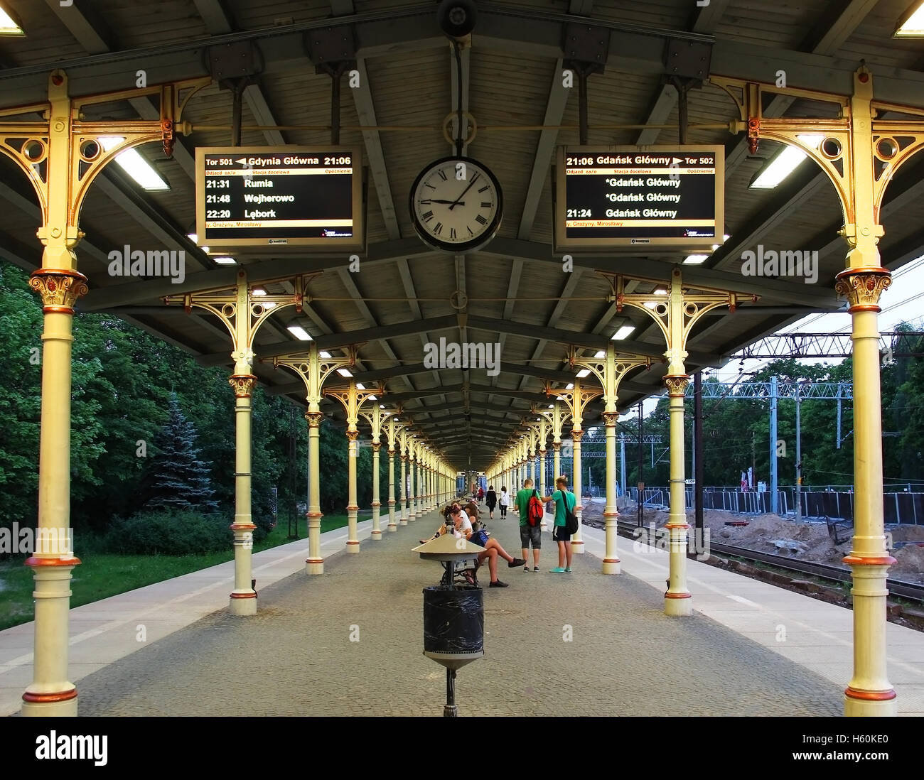 Sopot railway station hi-res stock photography and images - Alamy