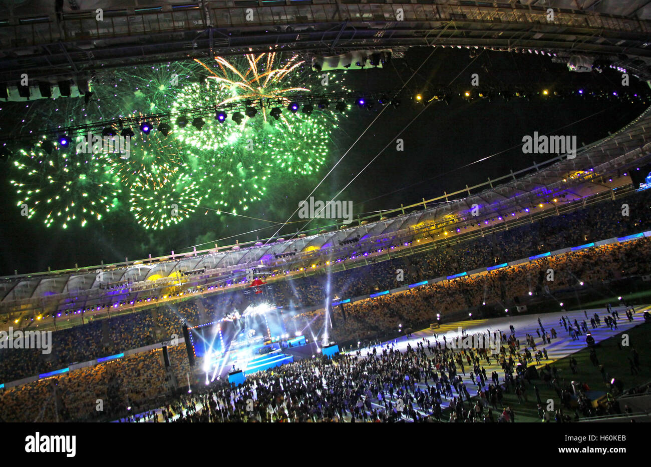Opening ceremony of main Euro-2012 arena - Olympic stadium (NSC ...