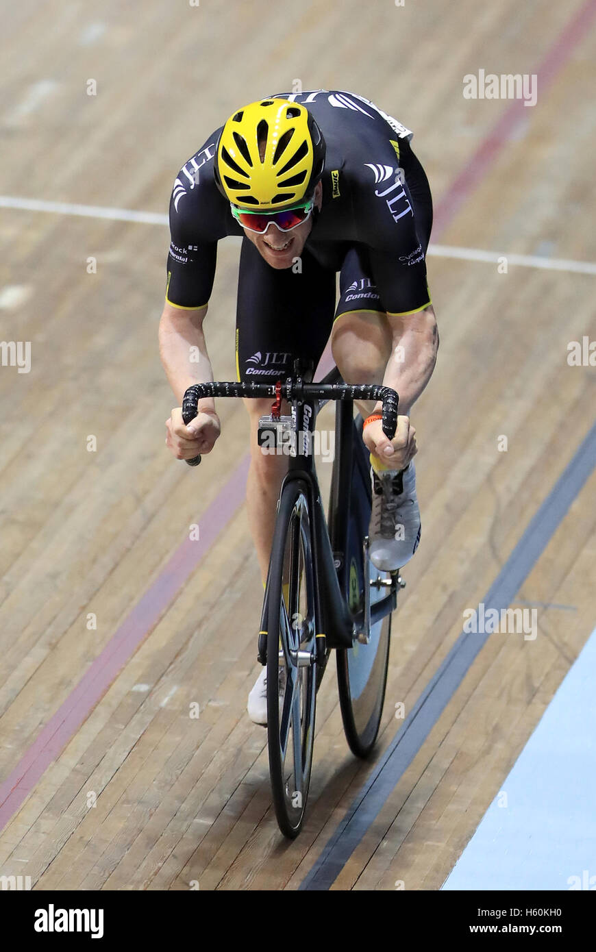 JLT Condor pb Mavericks' Ed Clancy competes in the 1km Madison Time ...