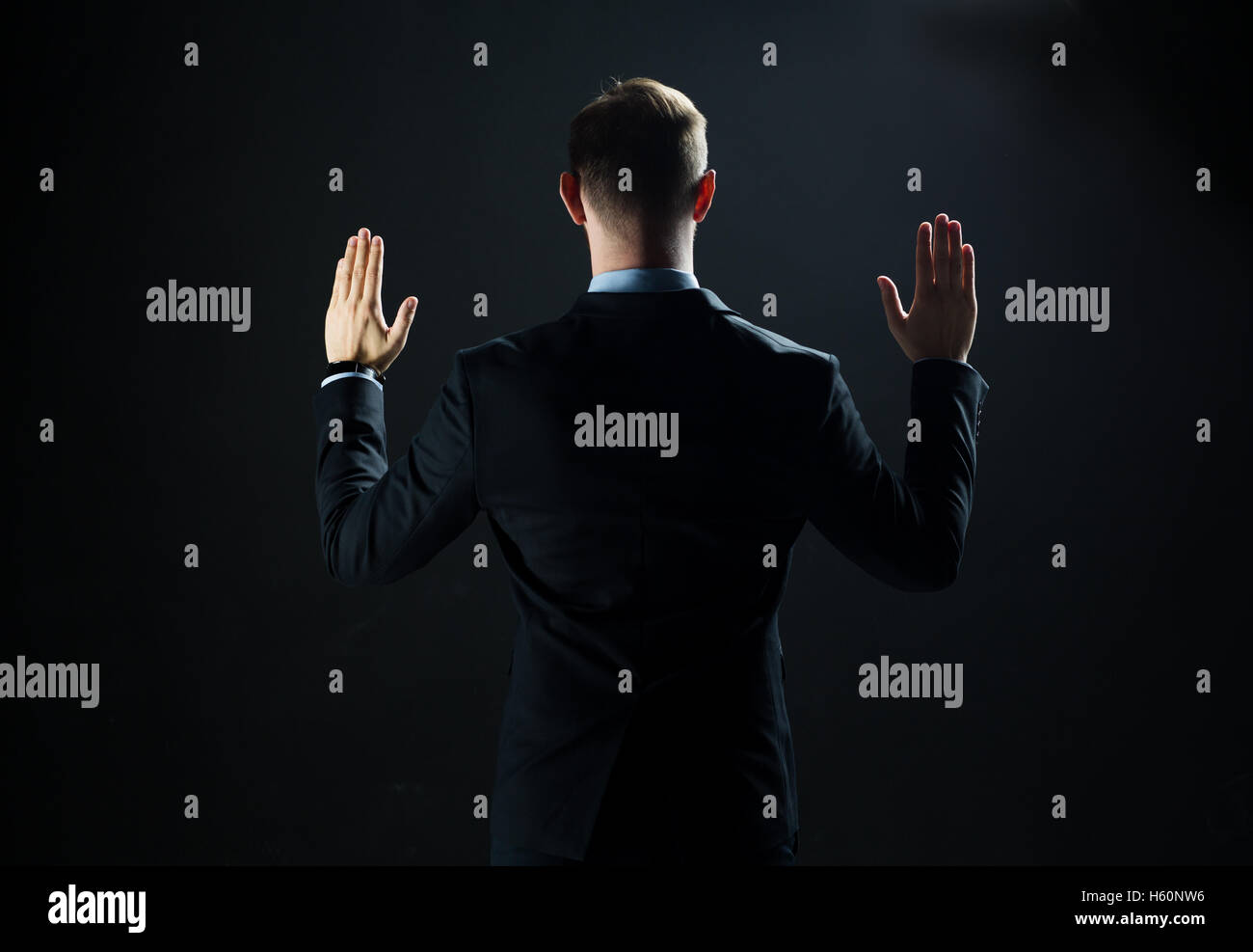businessman touching virtual screen Stock Photo - Alamy businessman touching virtual screen Stock Photo - Alamy