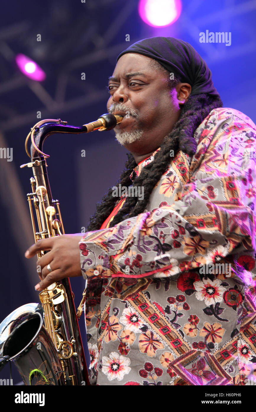 British jazz musician Courtney Pine performs at the Pohoda music ...