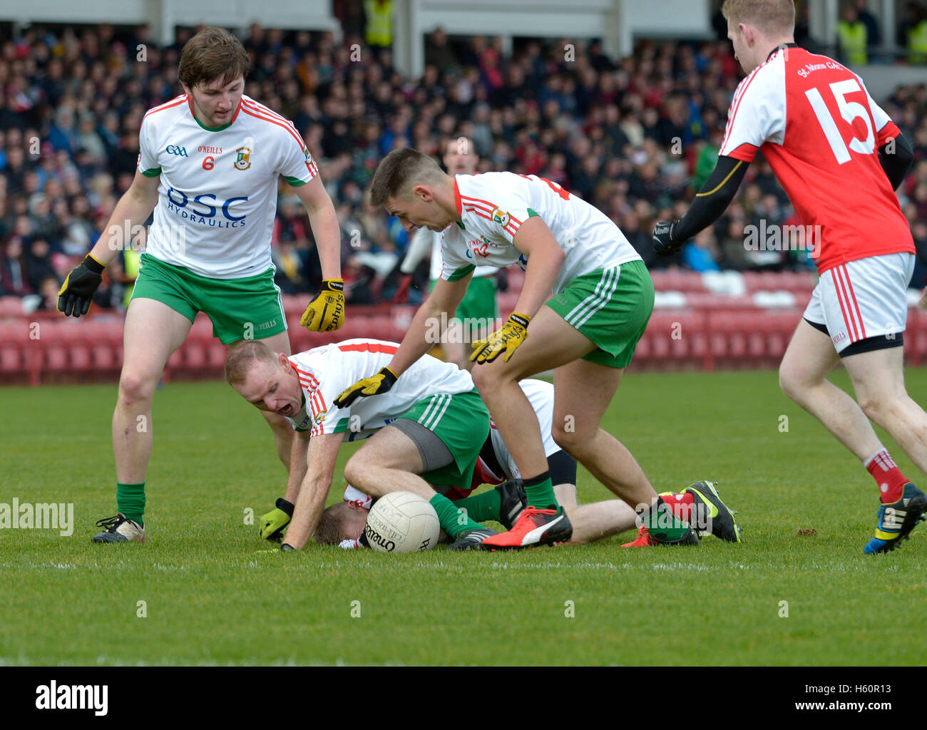 Action from Gaelic Derry Junior Championship Final Drum v Magilligan ...