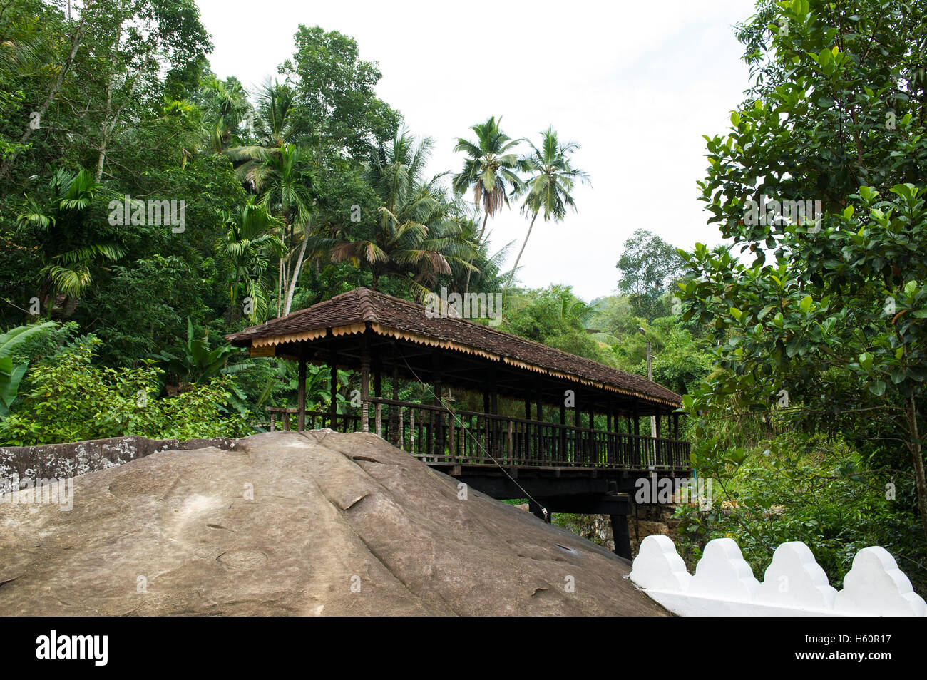 Bogoda wooden bridge, 16th century, Badulla, Sri Lanka Stock Photo - Alamy