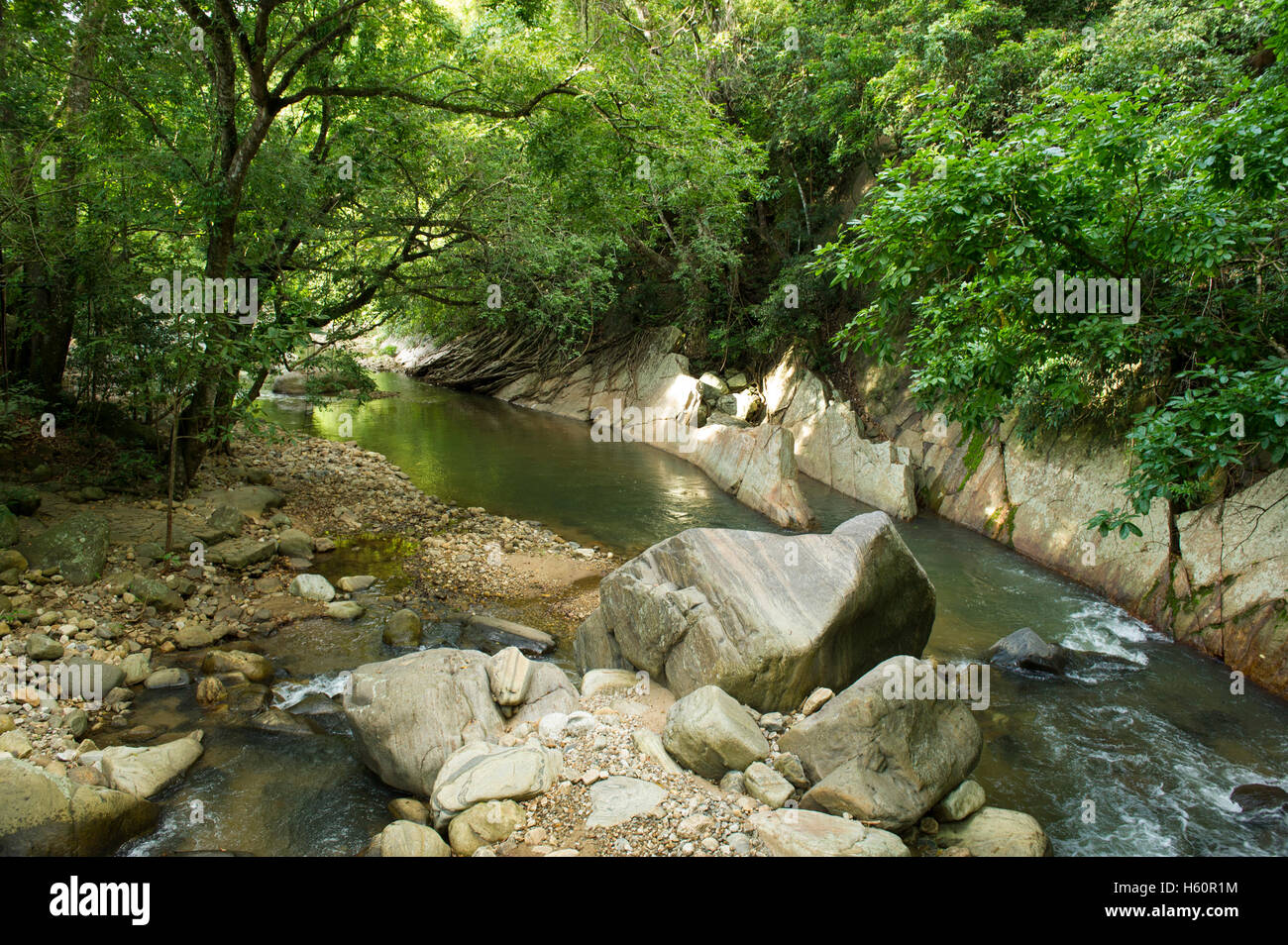 Kirindi Oya River, Ella Junge Resort, Ella, Sri Lanka Stock Photo - Alamy