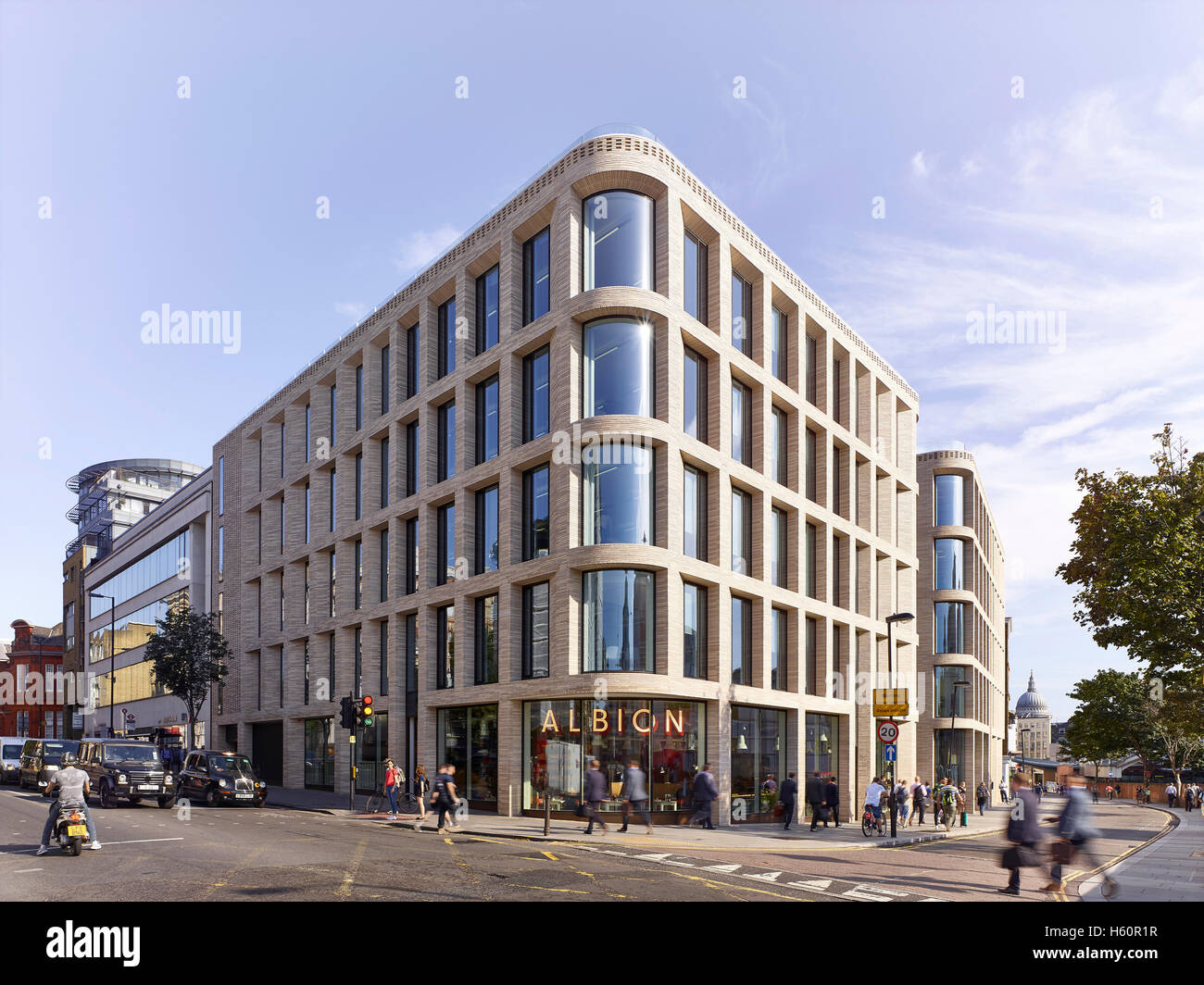 Day corner elevation. Turnmill Building, London, United Kingdom ...