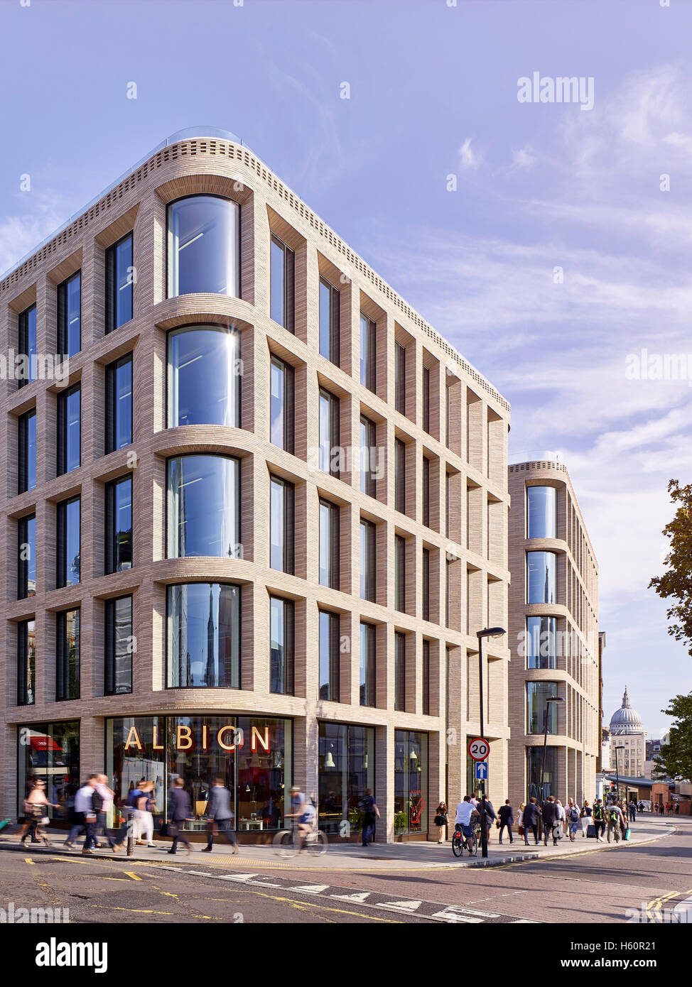 Day corner elevation. Turnmill Building, London, United Kingdom ...