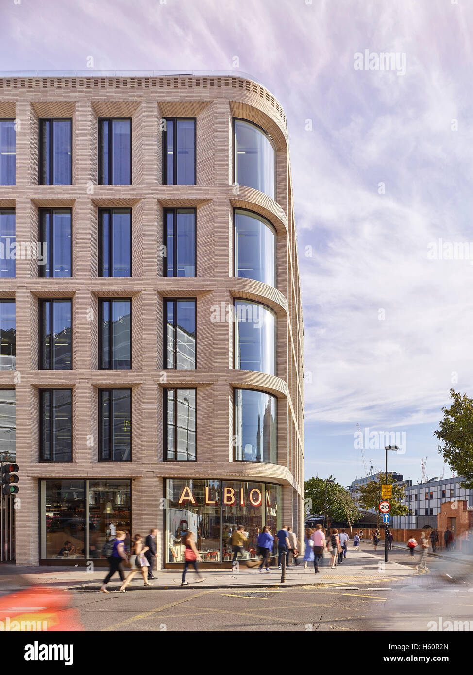 Day corner elevation. Turnmill Building, London, United Kingdom ...