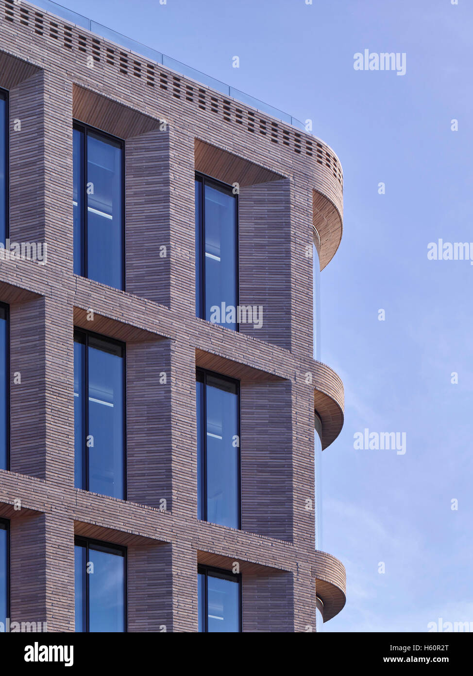 Elevation, abstract. Turnmill Building, London, United Kingdom ...