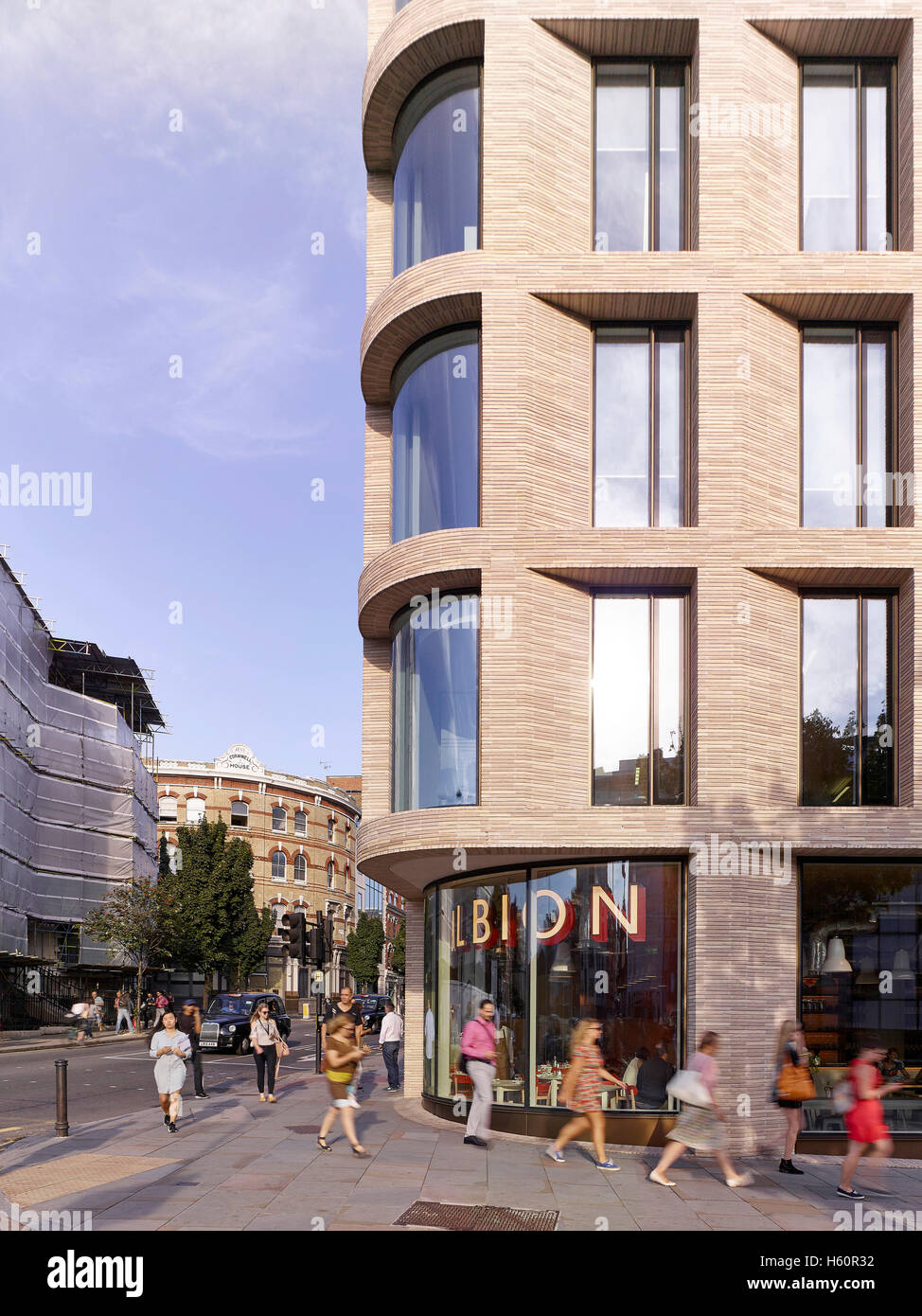 Day corner elevation. Turnmill Building, London, United Kingdom ...