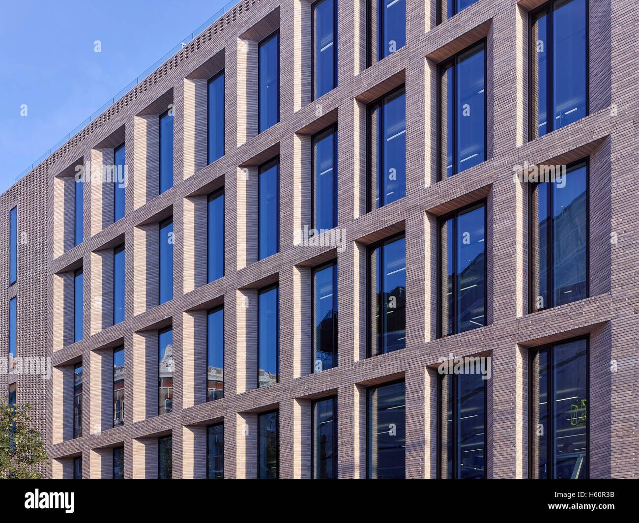Elevation, abstract. Turnmill Building, London, United Kingdom ...