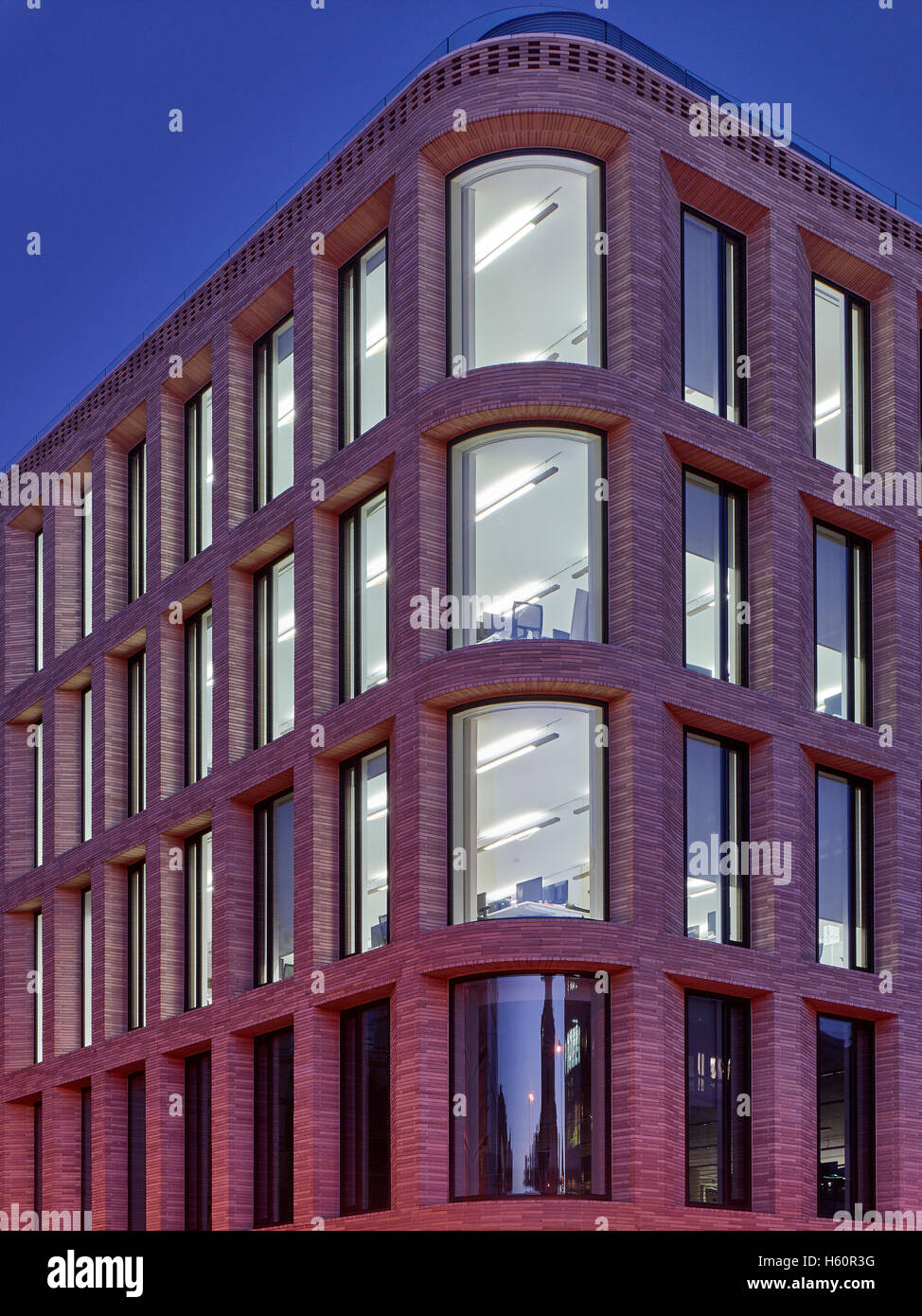 Elevation, abstract. Turnmill Building, London, United Kingdom ...