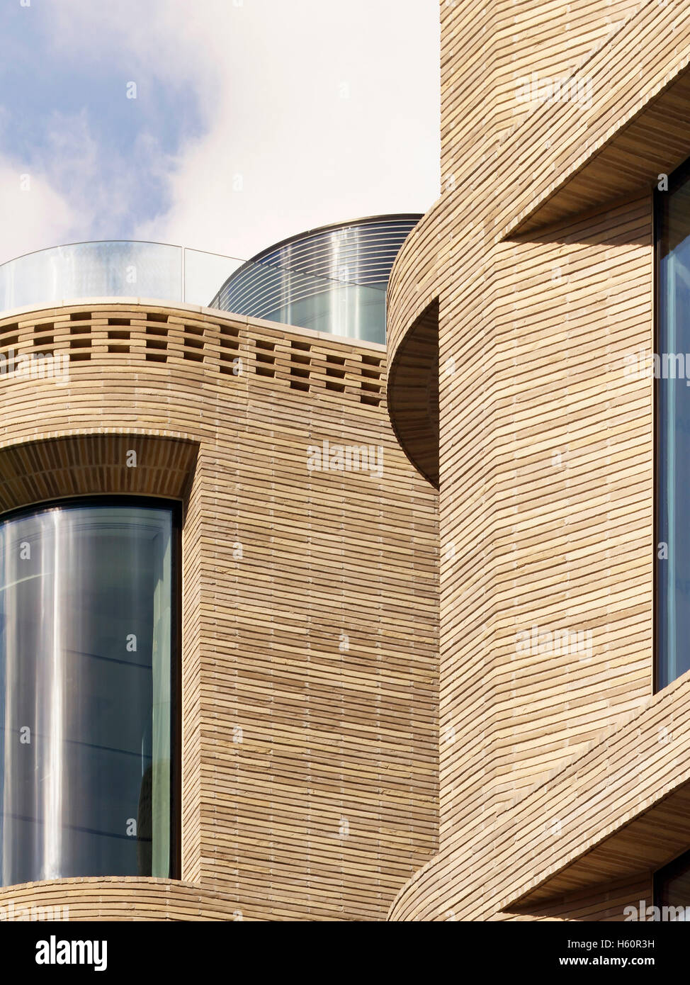 Elevation, abstract. Turnmill Building, London, United Kingdom ...