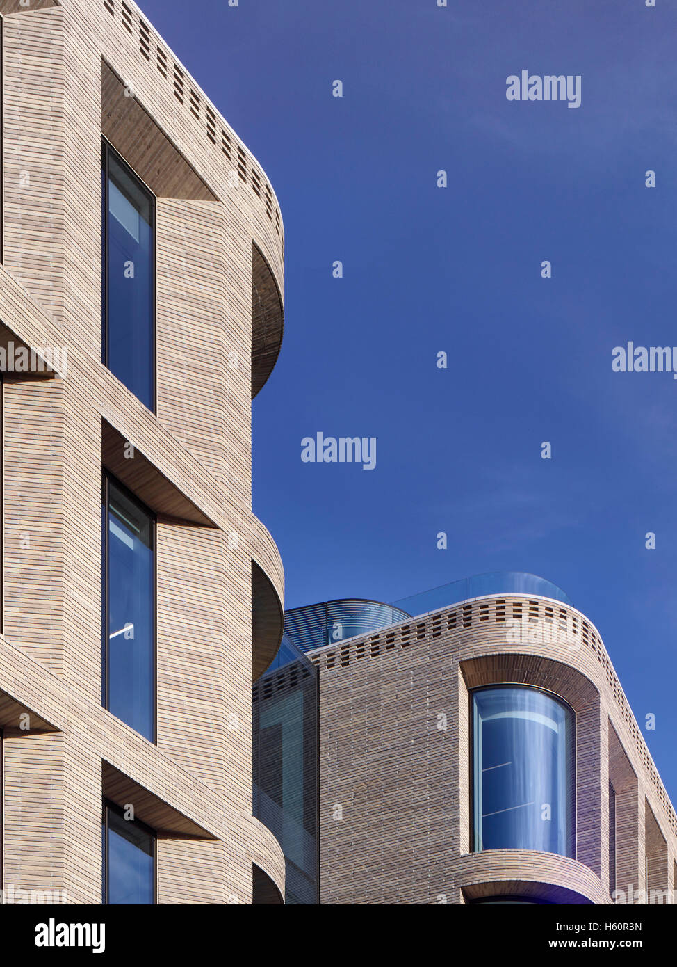 Elevation, abstract. Turnmill Building, London, United Kingdom ...