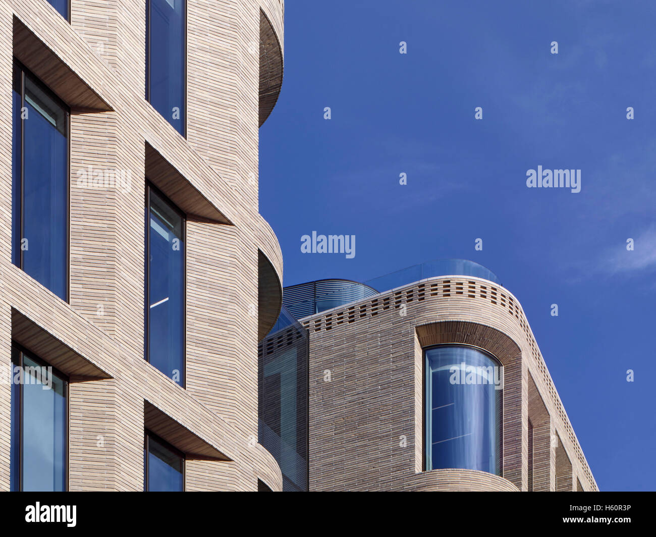Elevation, abstract. Turnmill Building, London, United Kingdom ...