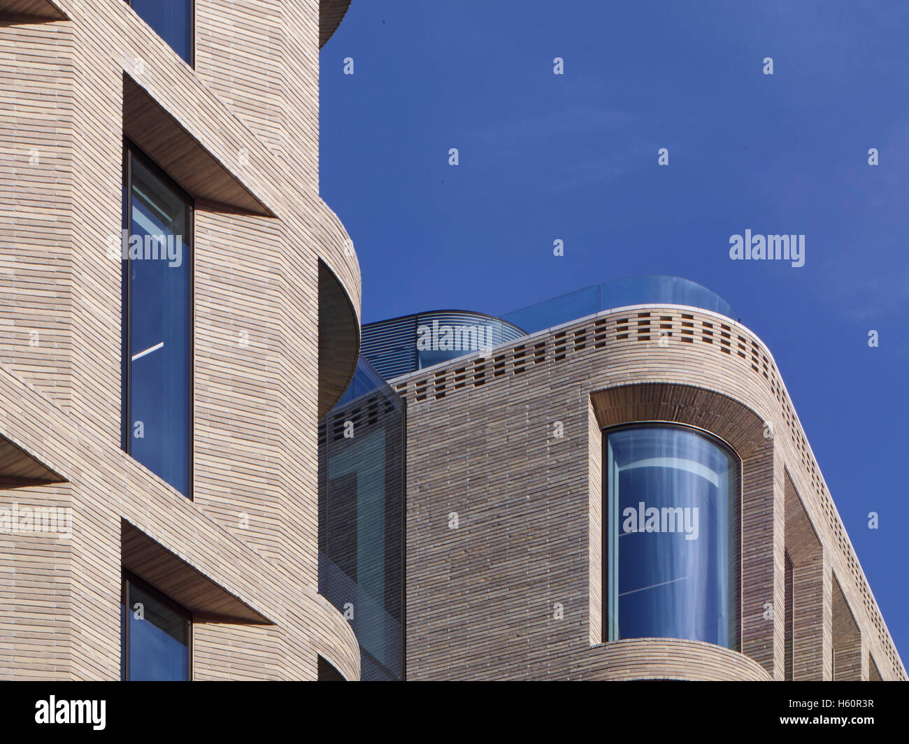 Elevation, abstract. Turnmill Building, London, United Kingdom ...