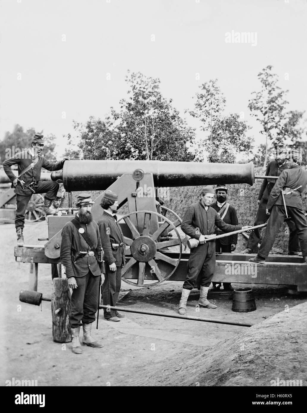 American civil war cannon vintage hi-res stock photography and images ...