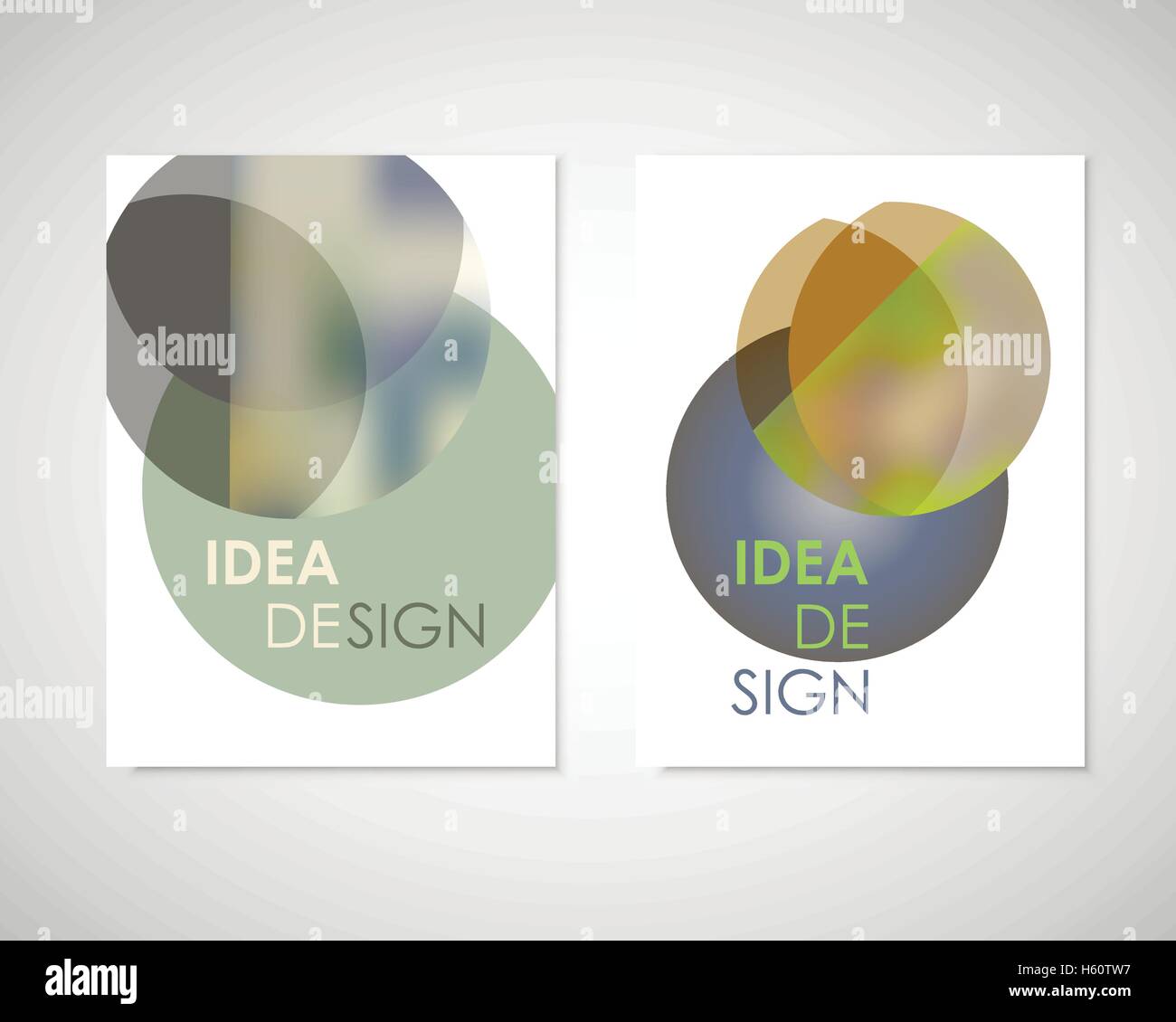 Abstract minimal geometric round circle shapes design background for ...