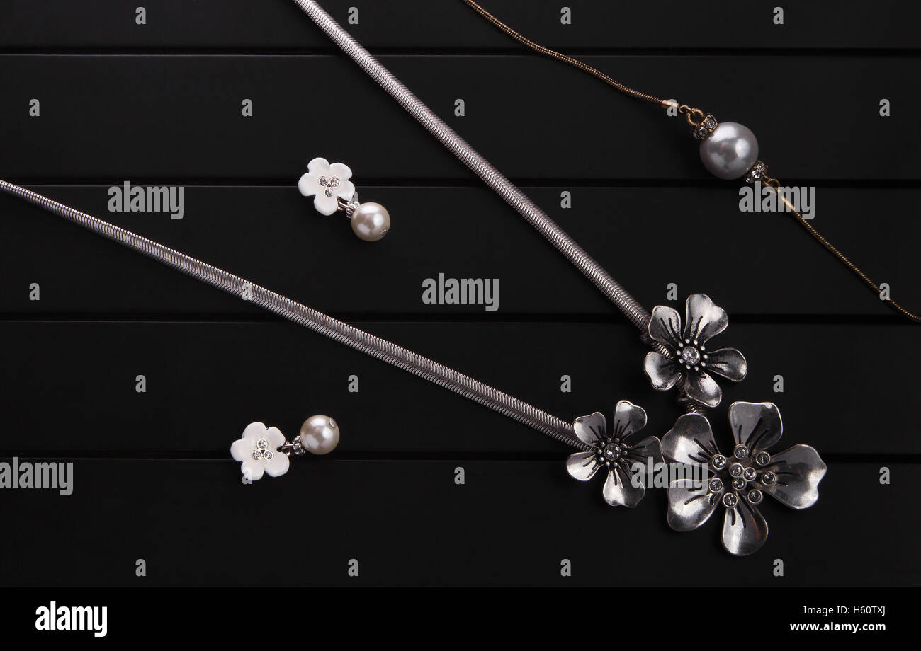 collection of jewelry Stock Photo - Alamy