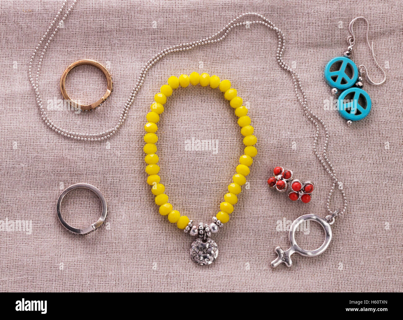 collection of jewelry Stock Photo - Alamy