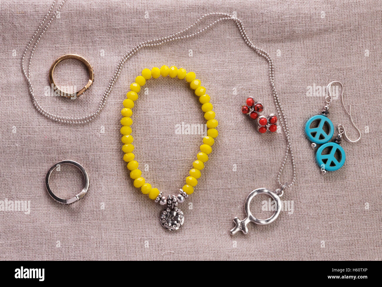 collection of jewelry Stock Photo - Alamy