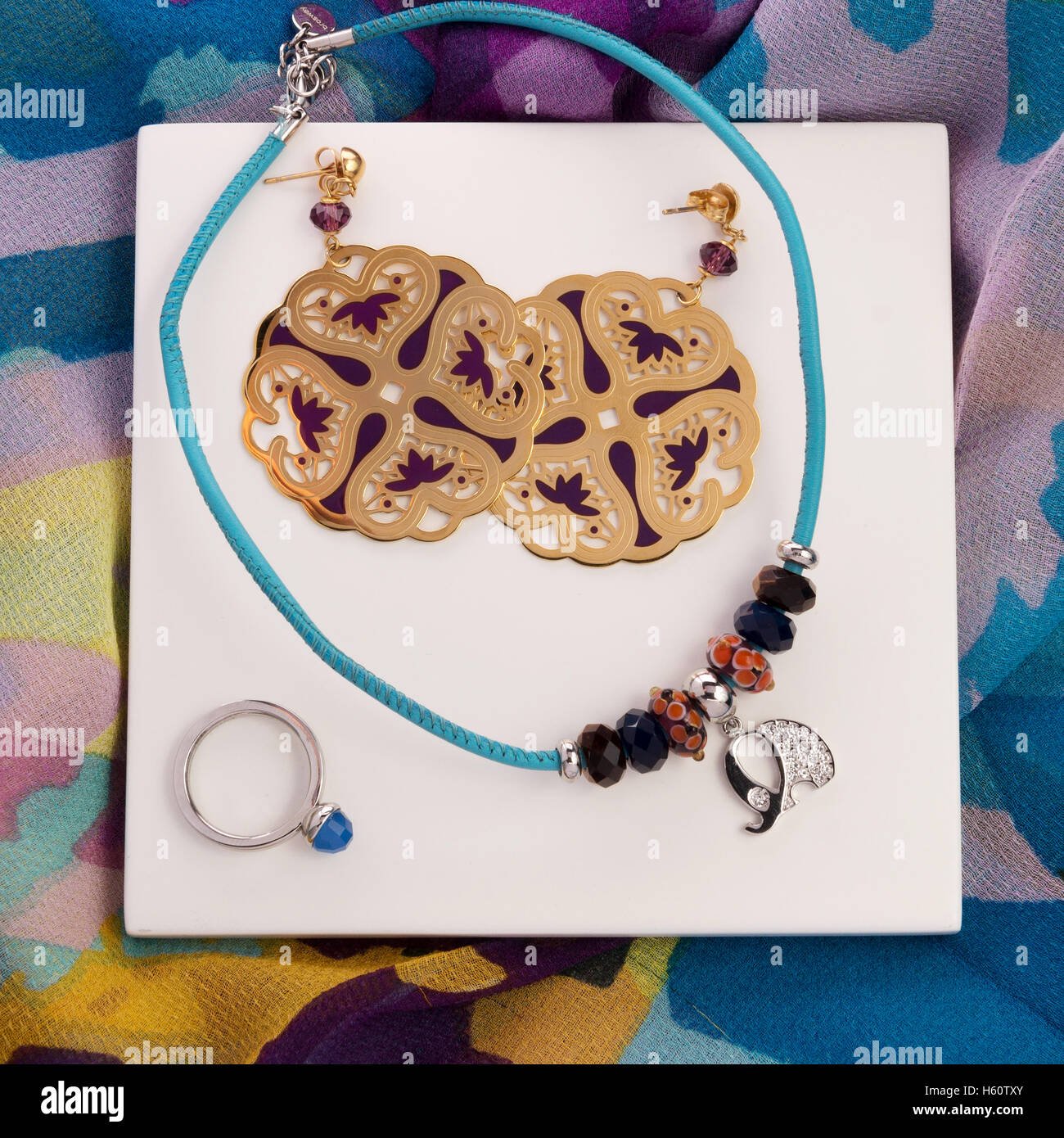 collection of jewelry Stock Photo - Alamy