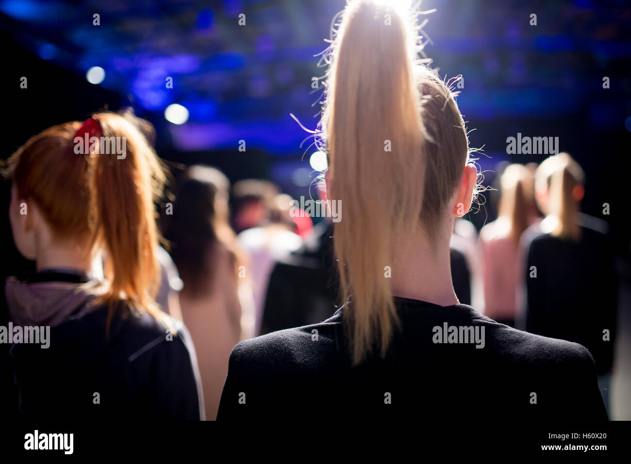 Fashion Show, Runway Show, Catwalk Event Backstage Stock Photo - Alamy