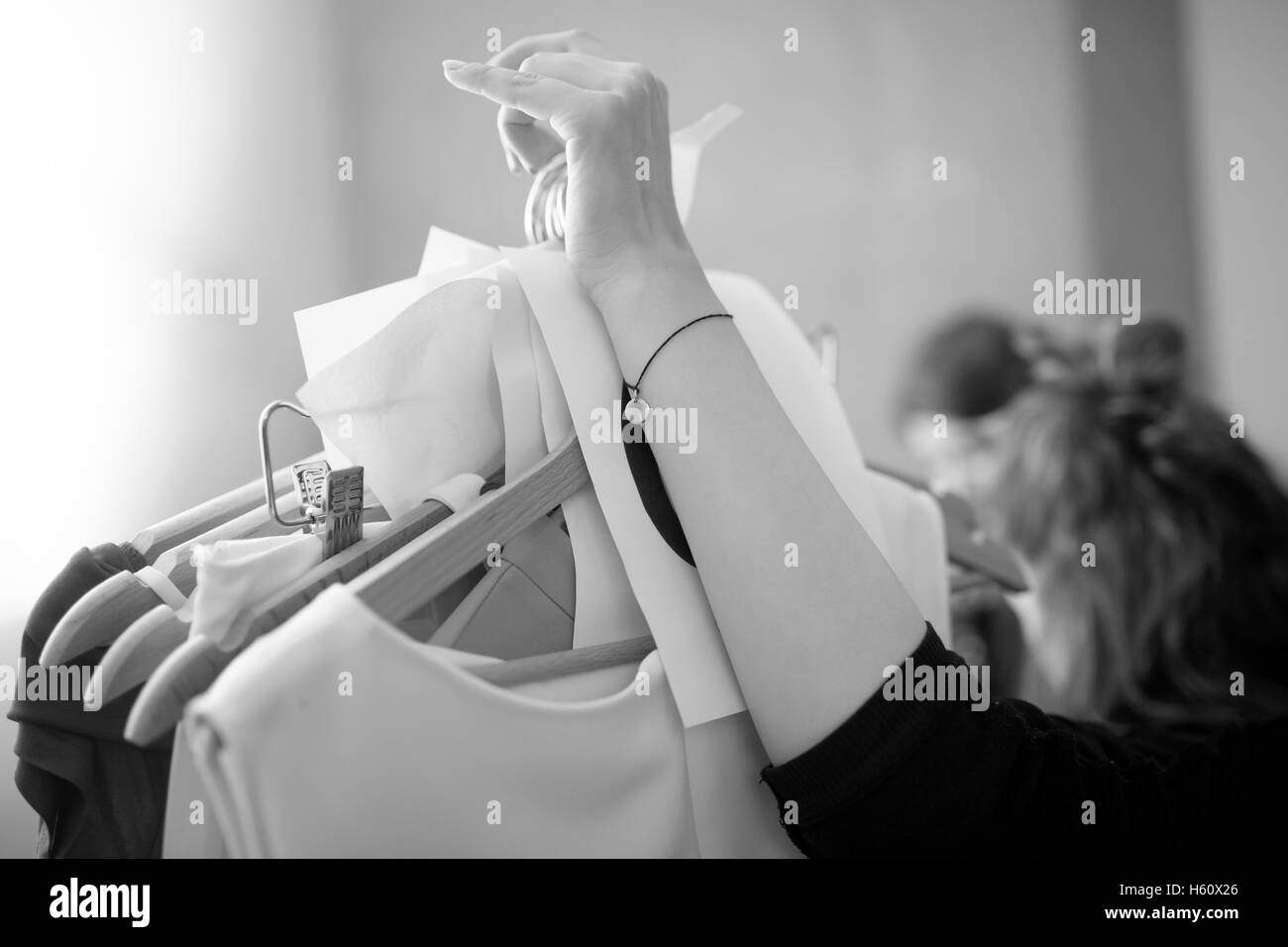 Fashion Show, Catwalk Event, Runway Show Backstage Stock Photo - Alamy