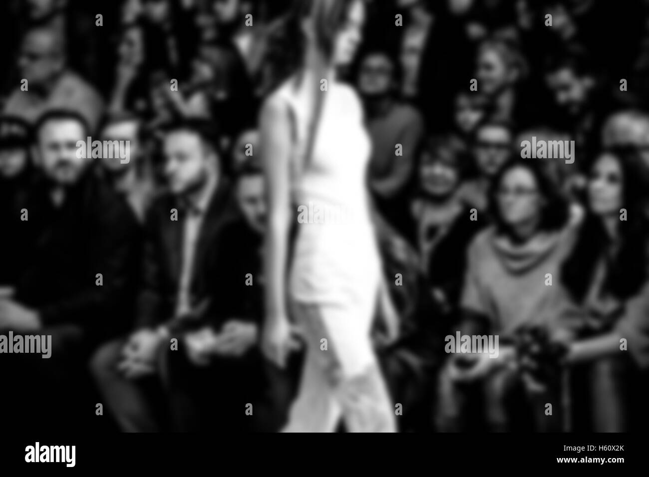 Fashion Show, Catwalk Event, Runway Show Blurred on Purpose Stock Photo ...