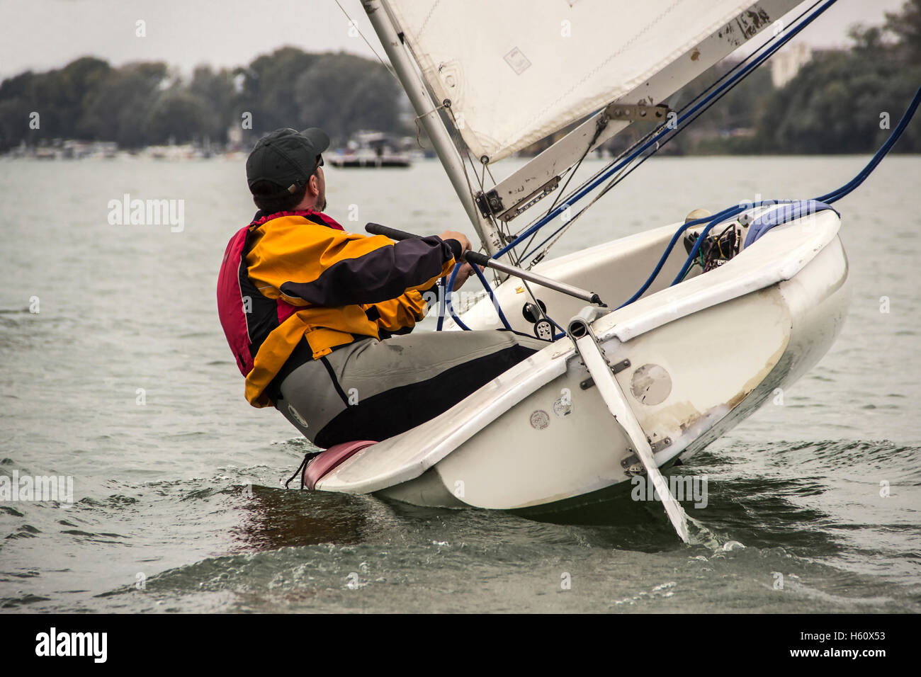 Belgrade Finn Cap 2016, Serbia - Boris Adjanski in the Finn Class ...