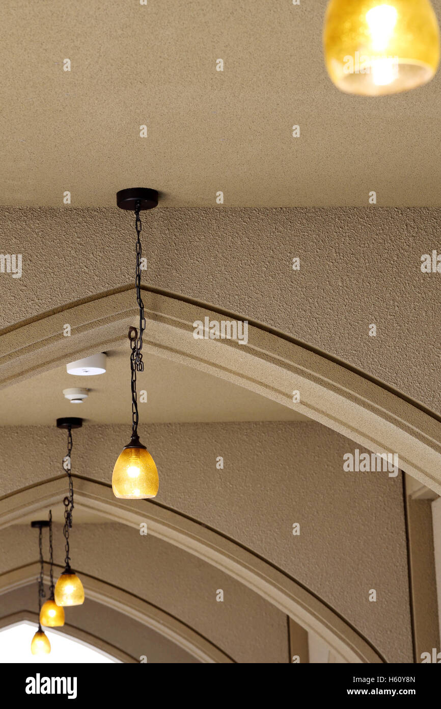 Perspective view of passage in the ancient corridor Stock Photo - Alamy