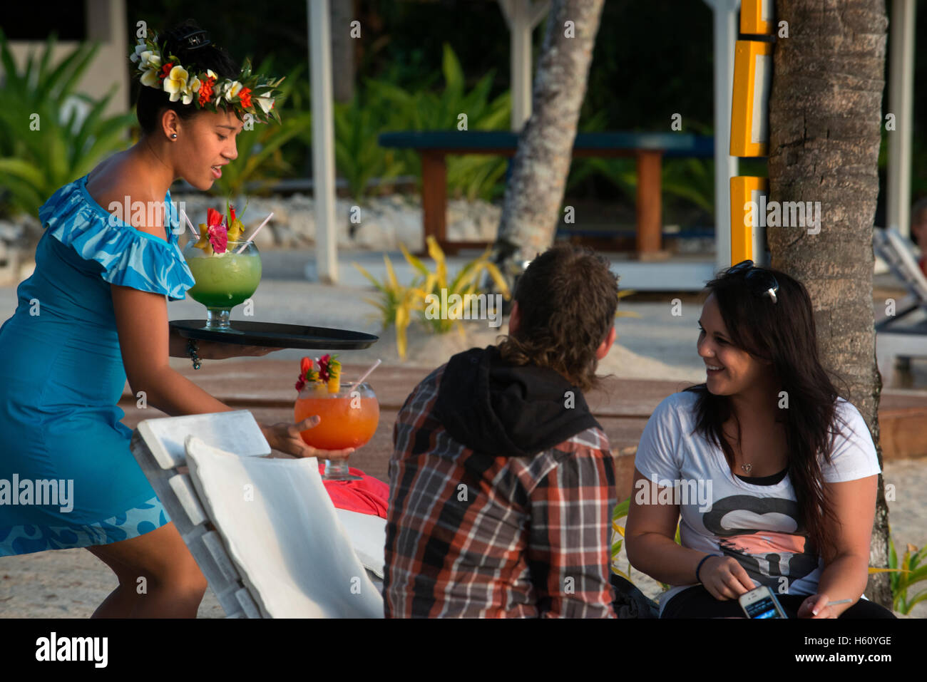 Rarotonga Island. Cook Island. Polynesia. South Pacific Ocean. A ...