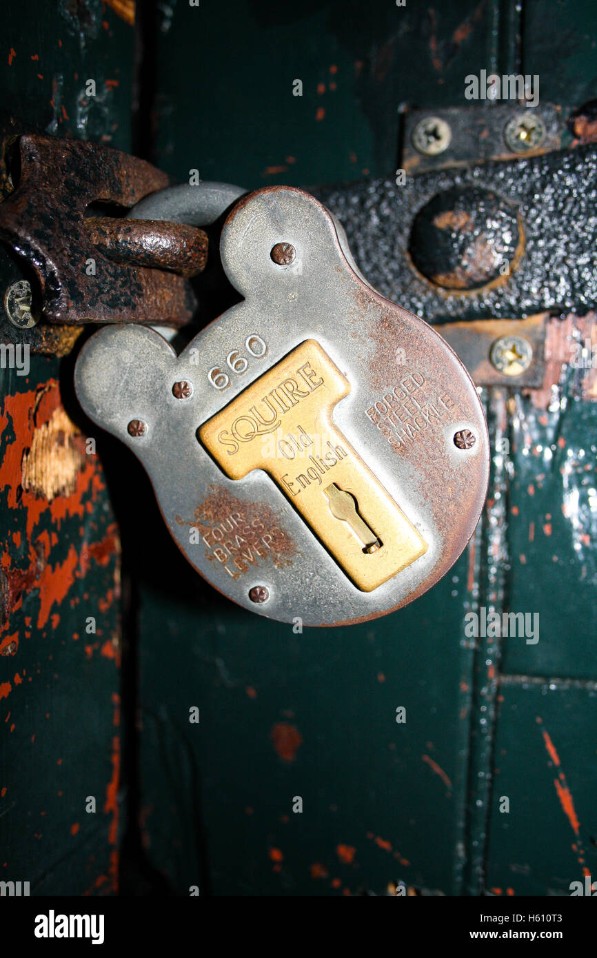 Lockpad inside a cell of Kilmainham Gaol prison in Dublin, Ireland ...