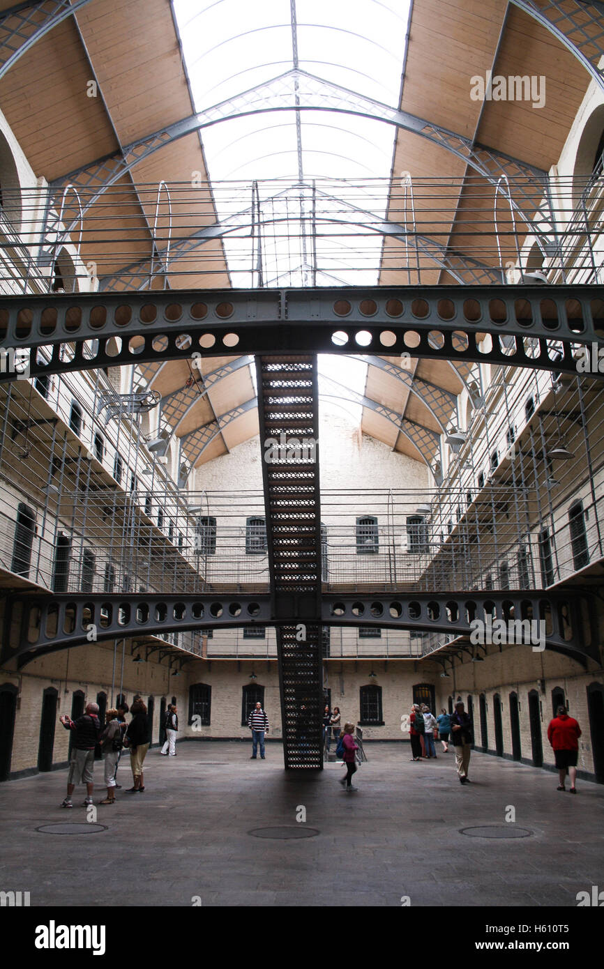 Inside of Kilmainham Gaol prison in Dublin, Ireland Stock Photo - Alamy