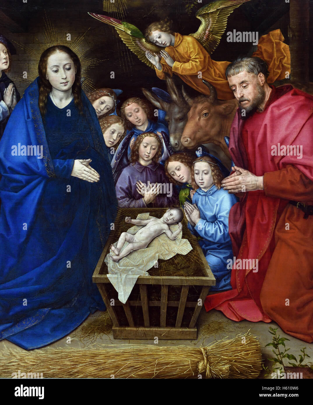 The Adoration of the Shepherds 1480 Hugo van Goes 1440 1482 Flemish Belgian Belgium Stock Photo ...