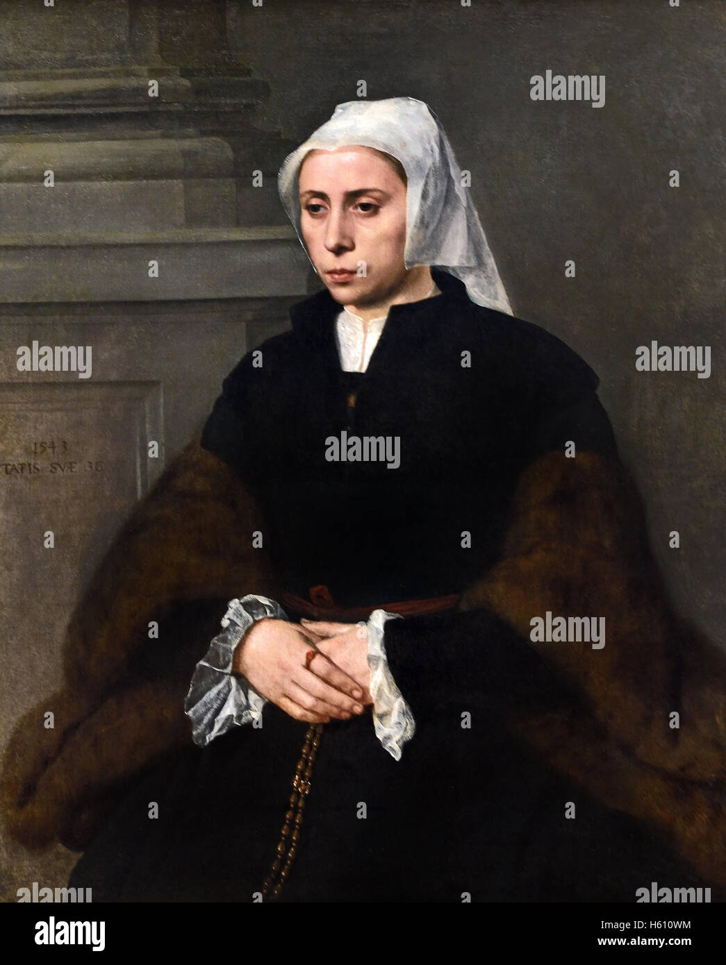 Renaissance woman portrait hi-res stock photography and images - Alamy