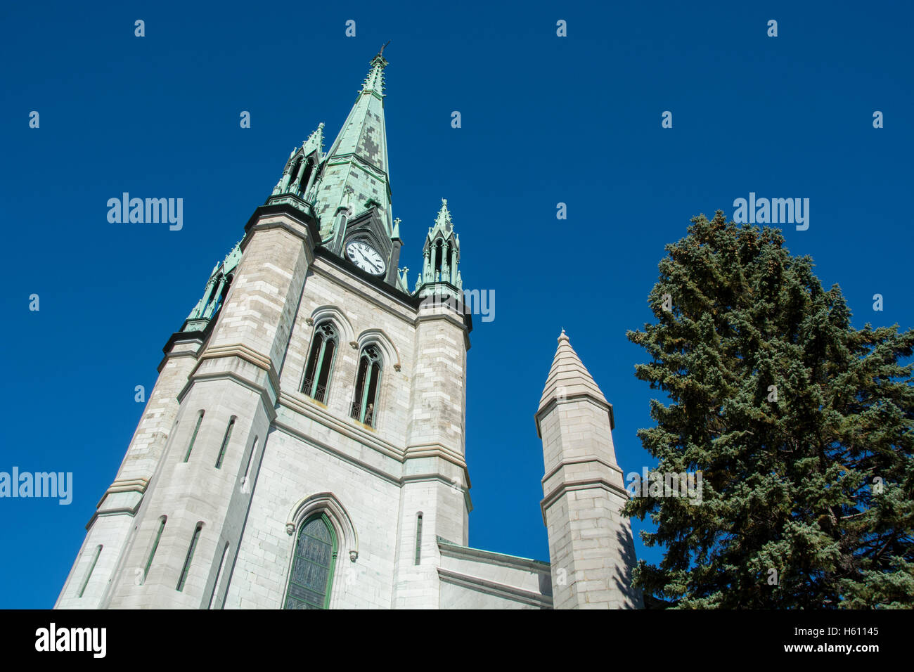 Canada, Quebec, Three Rivers aka Trois-Riveres. Cathedral of the ...