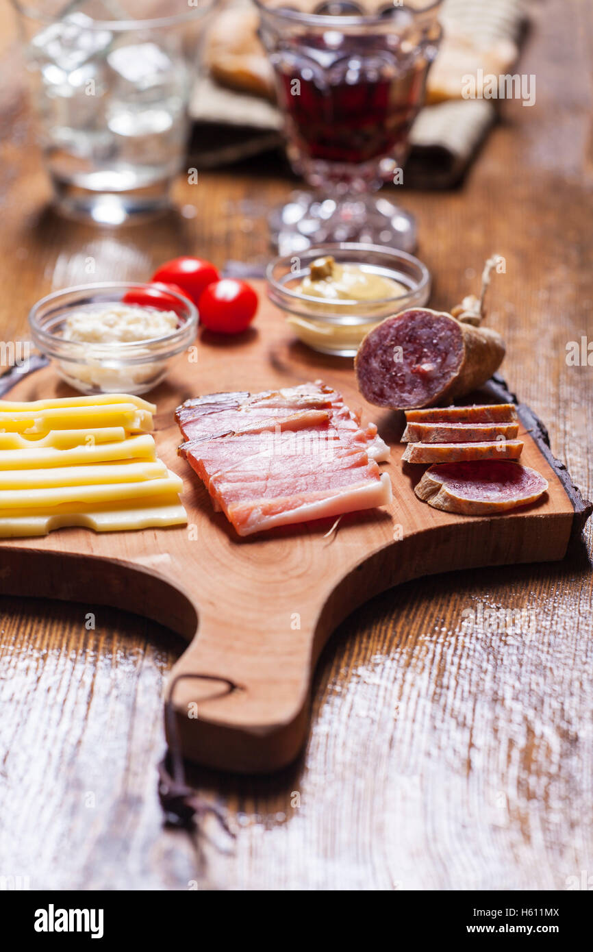 Tyrolean meat cheese hi-res stock photography and images - Alamy