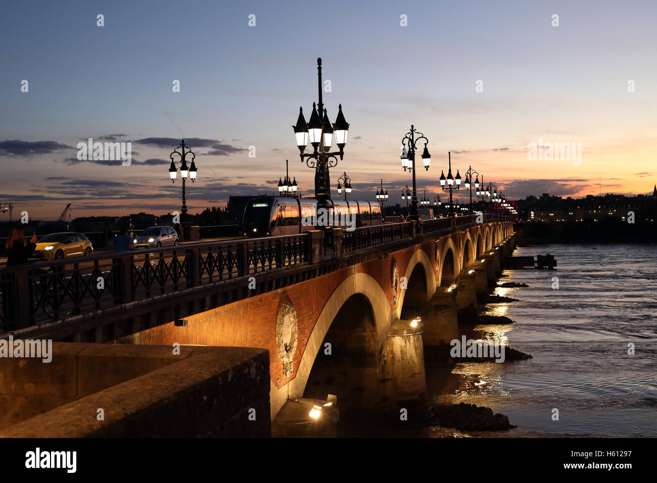 Pont de pierre tram hi-res stock photography and images - Alamy