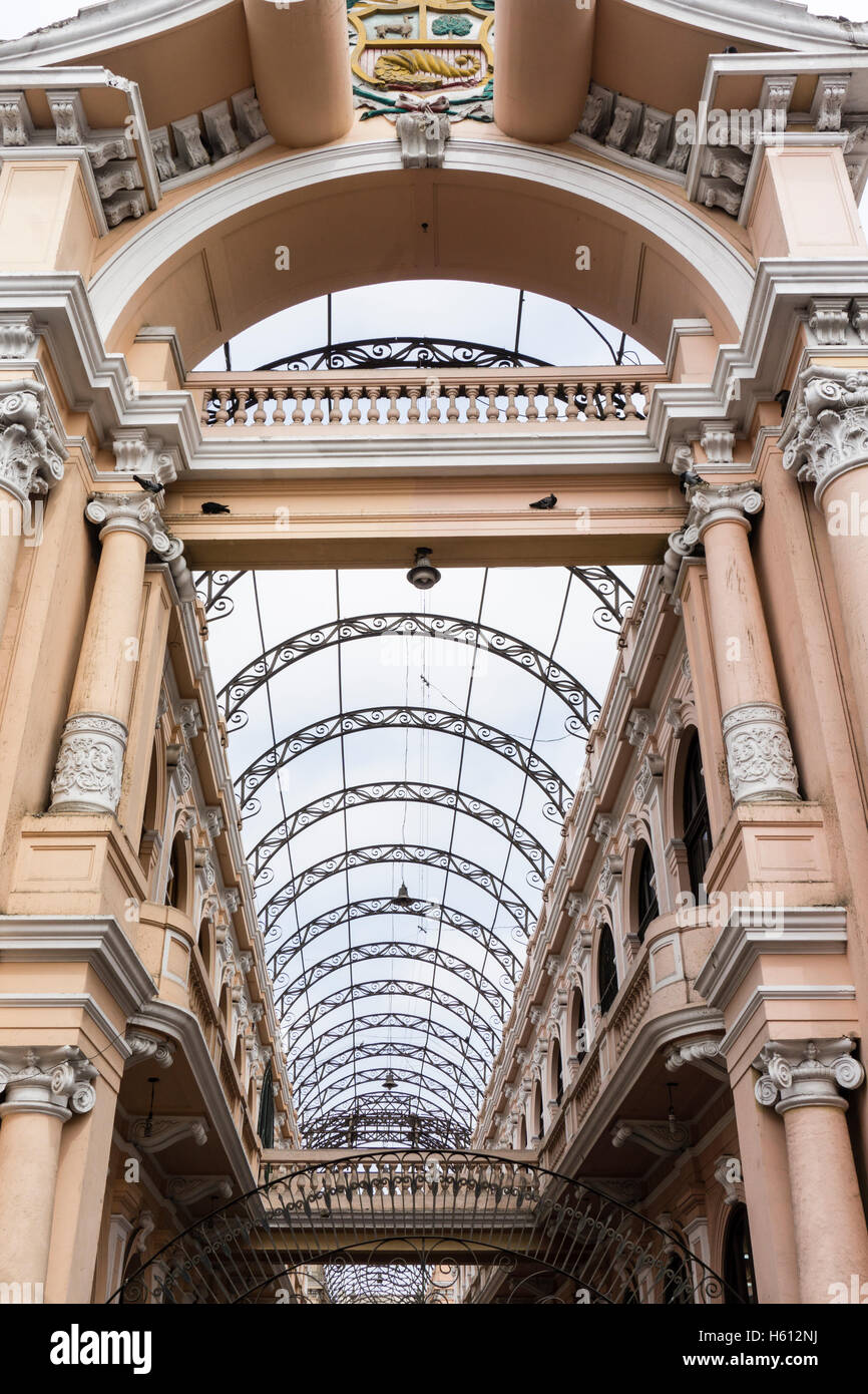 Colonial architecture in the city of Lima, Peru Stock Photo - Alamy