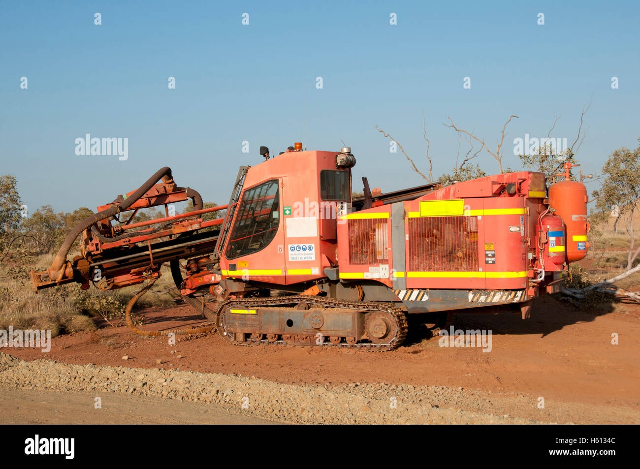 Rotary Blasthole Drill Rig Stock Photo - Alamy