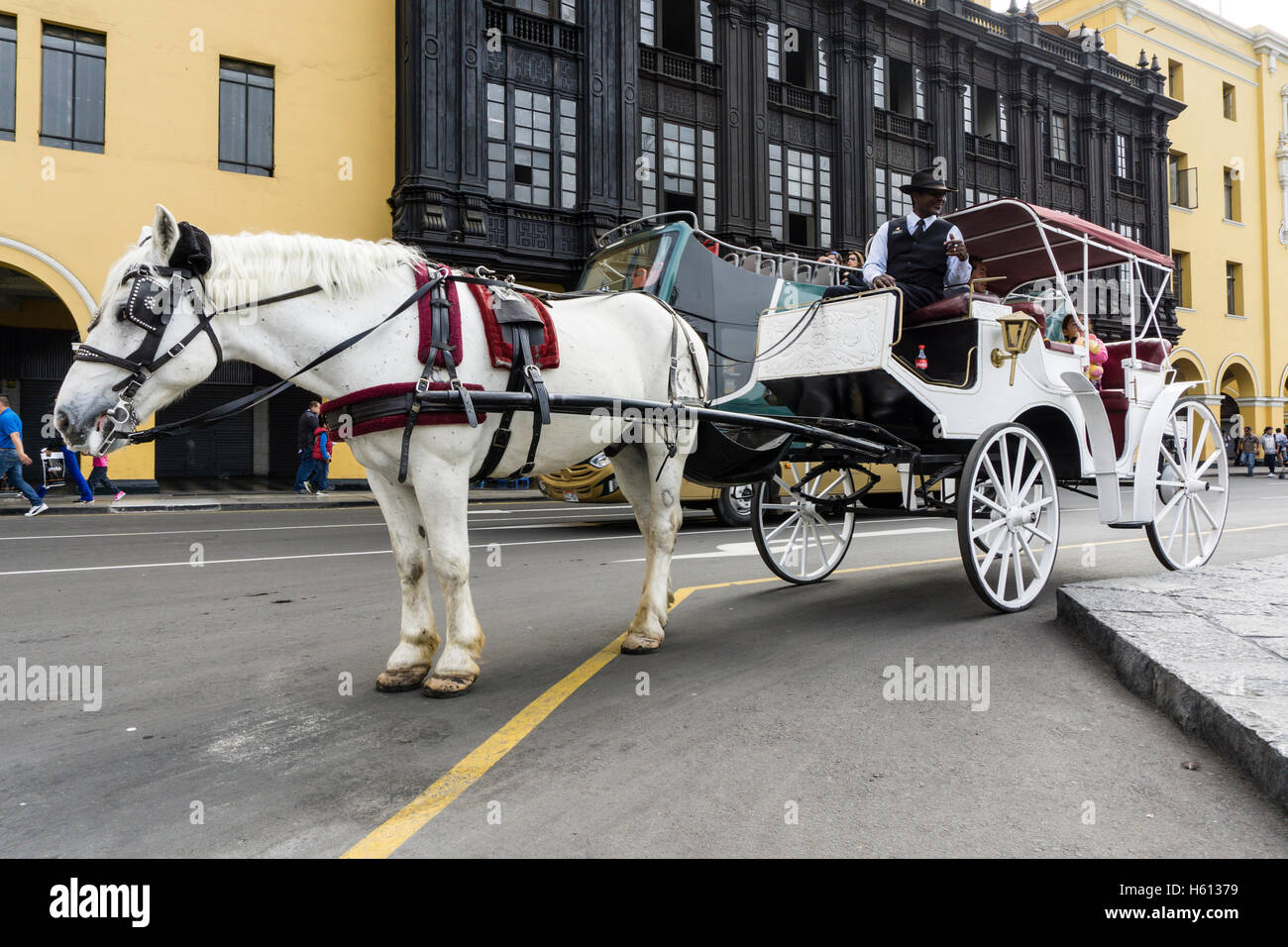 Tourist transport in Lima city,Peru Stock Photo - Alamy