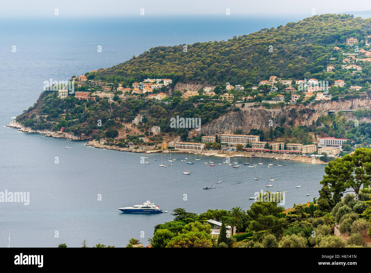 Nice, France: panoramic top view of surrounding hills Stock Photo - Alamy