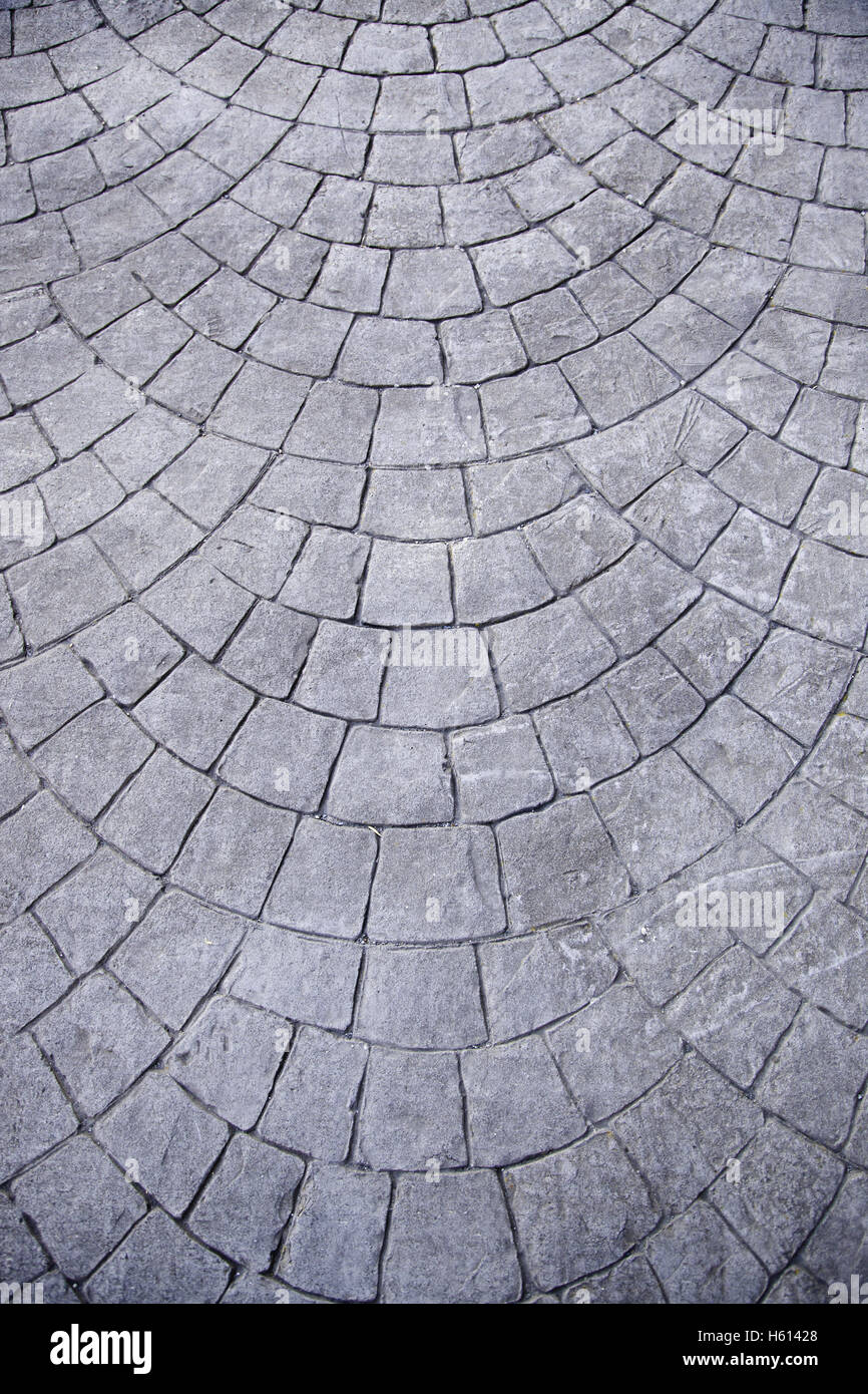 Soil decorated with shapes, decorated detail pavement in the city ...