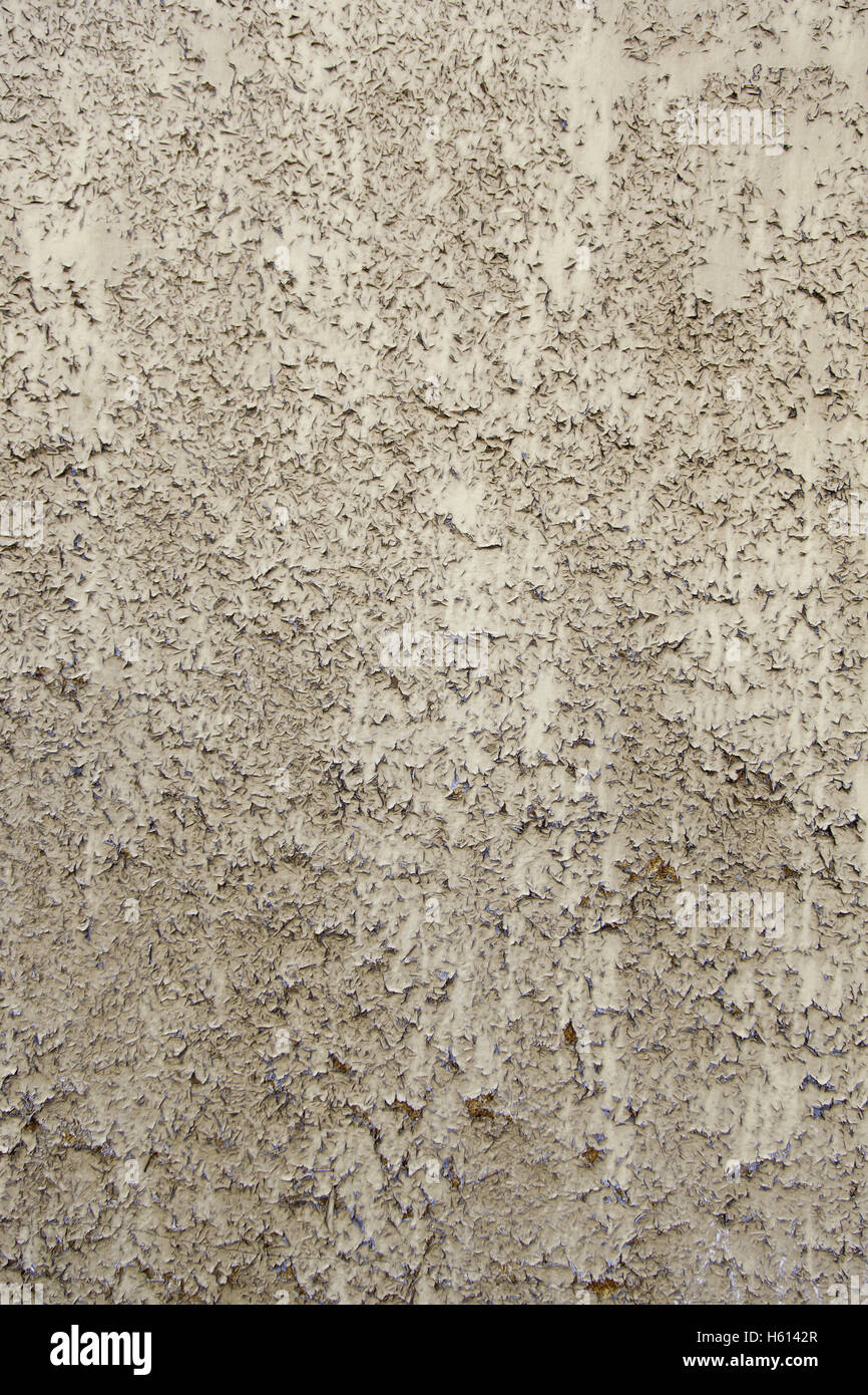 Dirty cement wall, detail of a wall under construction in the city ...