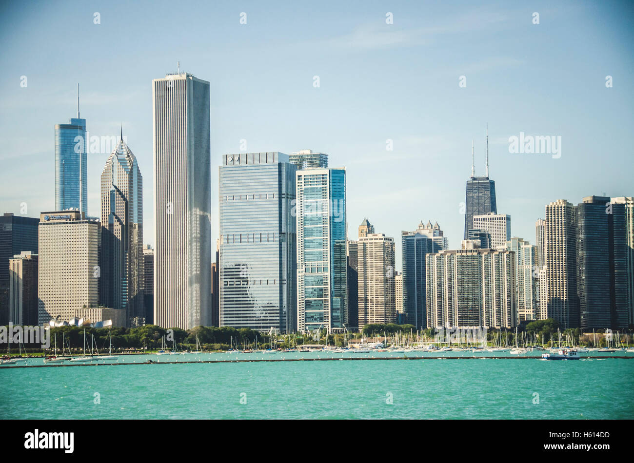 Downtown Skyline, Chicago, Illinois, USA Stock Photo - Alamy
