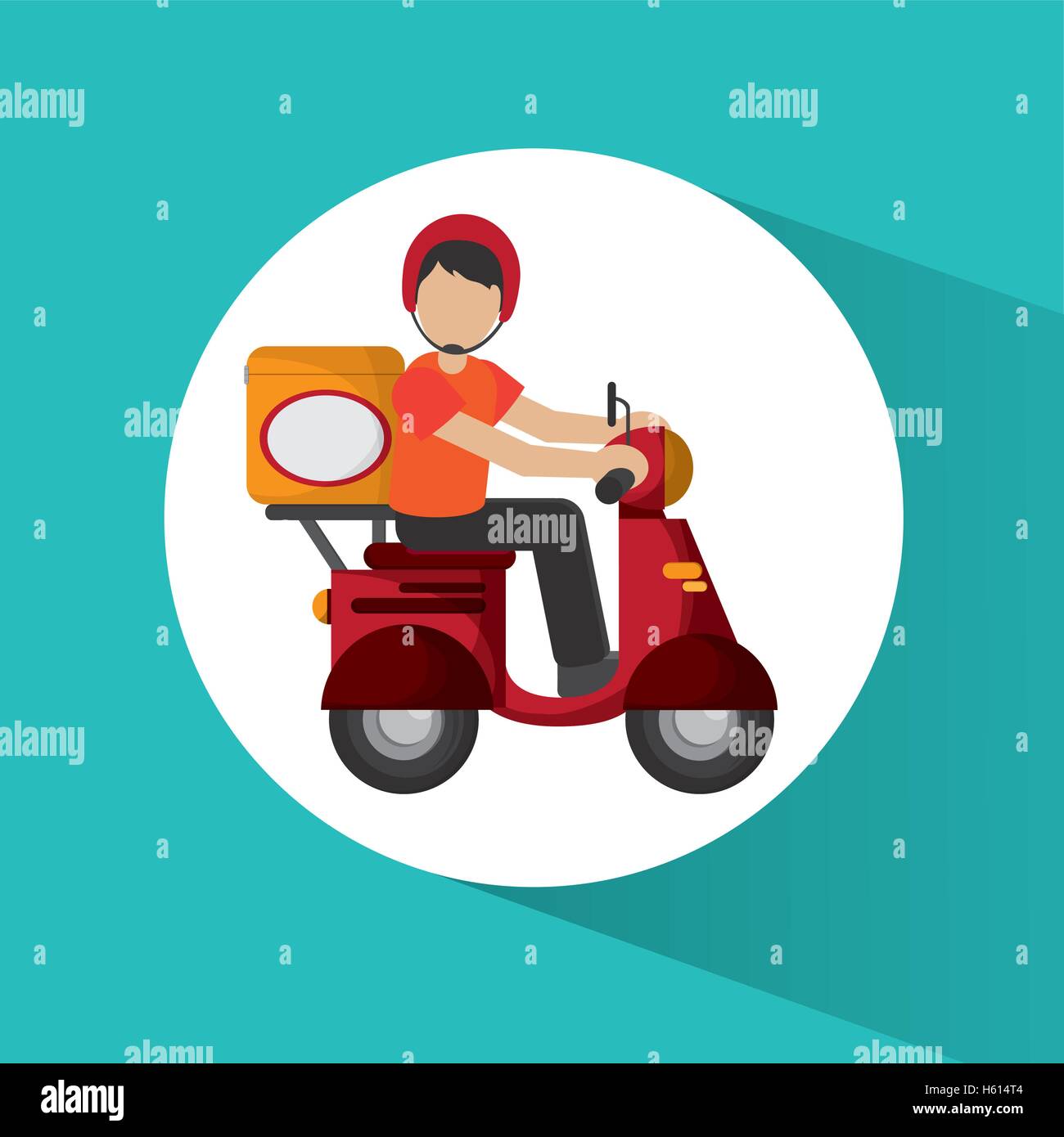 Package and motorcycle of delivery design Stock Vector Image & Art - Alamy