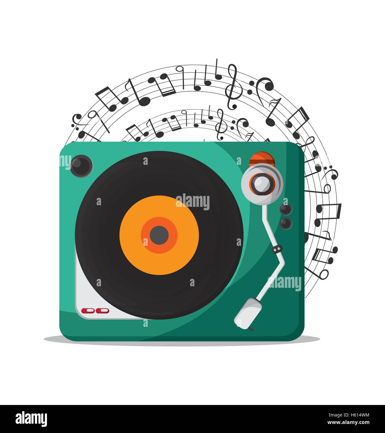 Vinyl instrument and music design Stock Vector Image & Art - Alamy