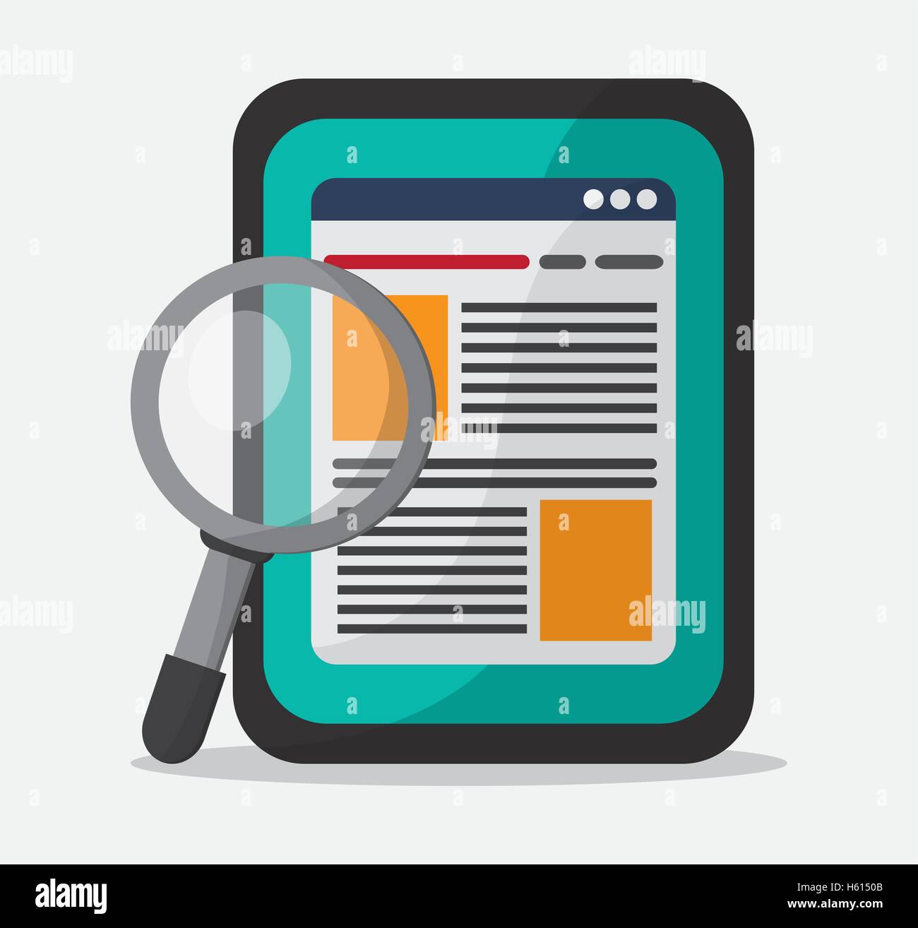 Tablet and digital marketing design Stock Vector Image & Art - Alamy