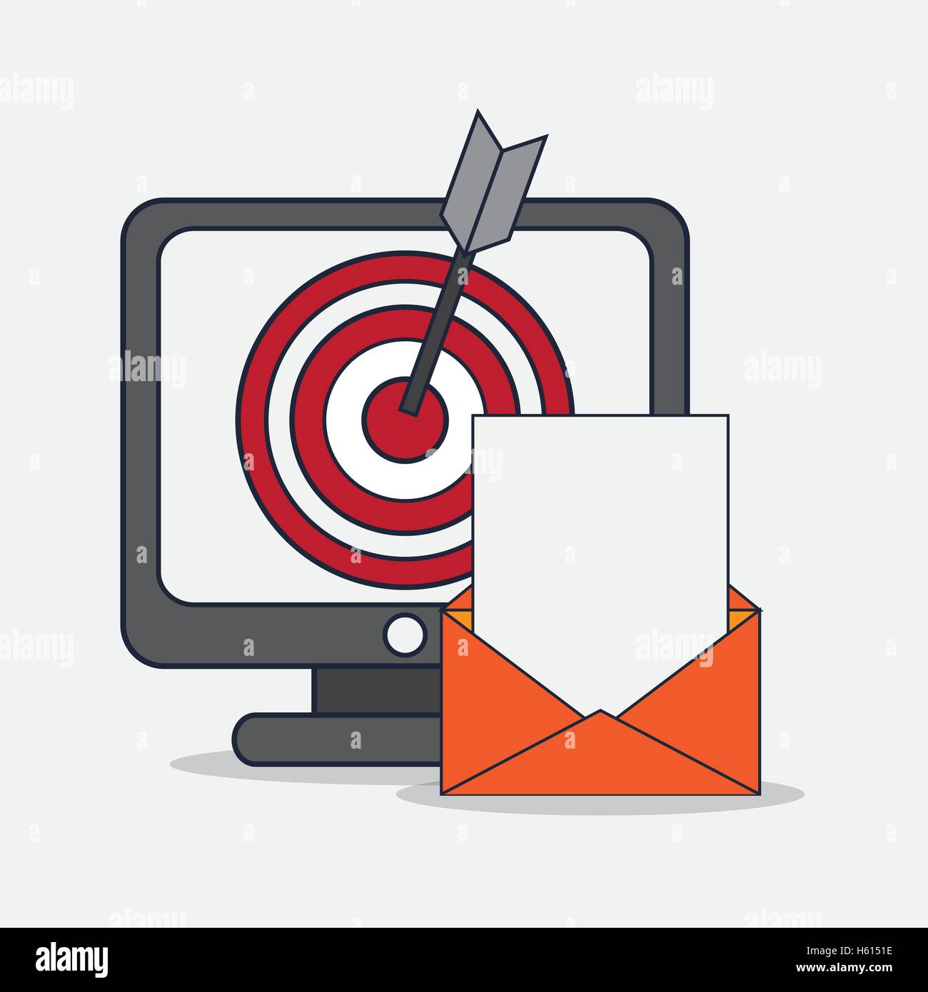 Computer and digital marketing design Stock Vector Image & Art - Alamy