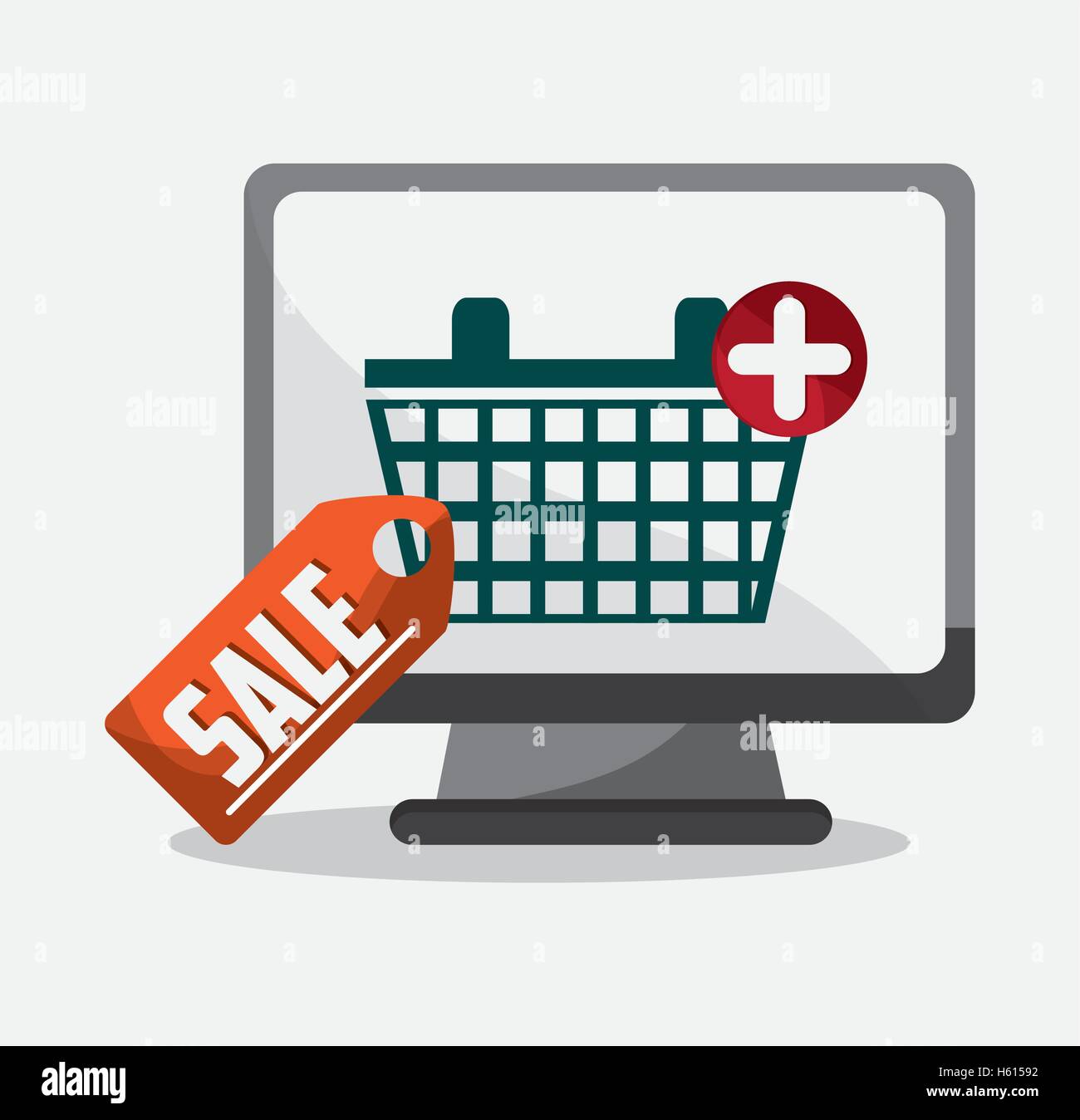 Computer and digital marketing design Stock Vector Image & Art - Alamy